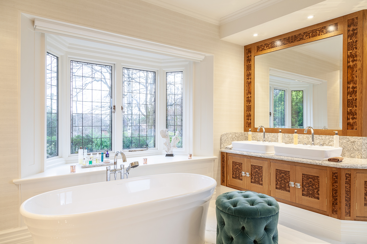 Burr Oak & Glass Dressing Room - Thytherington, Cheshire | Our ...