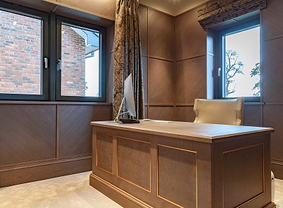 Grey Oak Study - Prestbury, Cheshire | Our Portfolio | Cheshire Kitchen ...