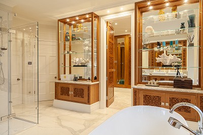 Burr Oak & Glass Dressing Room - Thytherington, Cheshire | Our ...