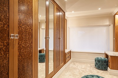 Burr Oak & Glass Dressing Room - Thytherington, Cheshire | Our ...